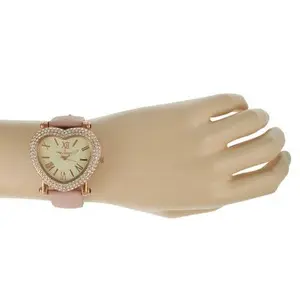 PEUGEOT Heart-shaped Crystal Bezel Watch