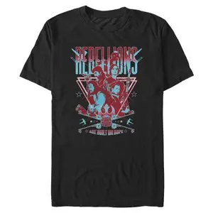 STAR WARS: ROGUE ONE Rebellions Are Built On Hope Short Sleeve Graphic T-shirt - Black