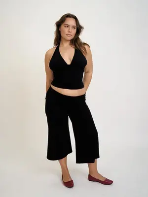 ODDLI Cropped Gaucho Trousers