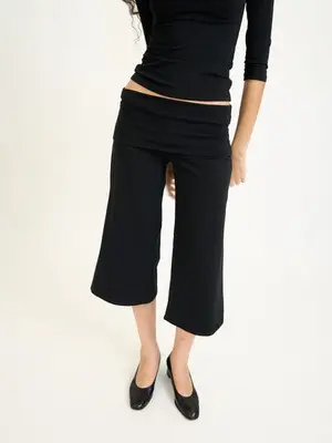 ODDLI Cropped Gaucho Trousers