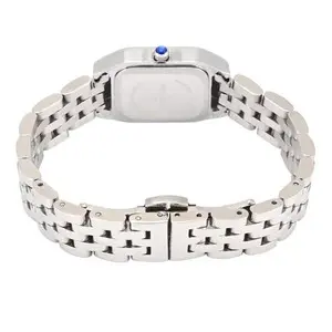 PEUGEOT Square Case Bracelet Watch - Silver