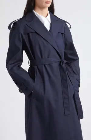 Partow Annie Bonded Cotton Trench Coat