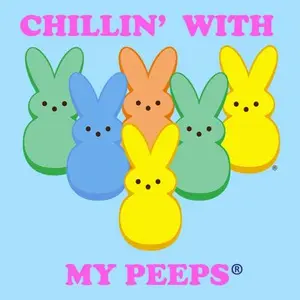 PEEPS Chilling With My Friends Short Sleeve Graphic T-shirt