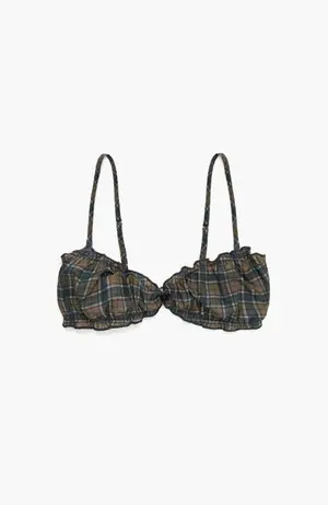 ODDLI Plaid Bralette