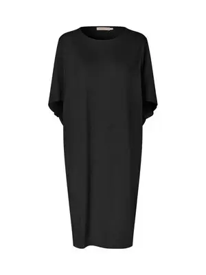MASAI COPENHAGEN Manattie Round Neck Draped Jersey Dress