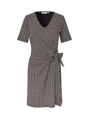 MASAI COPENHAGEN Magavros V-neck Printed Wrap Dress