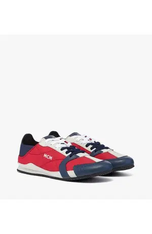 Mcm Federlite Sneakers In Ripstop Nylon - Multi