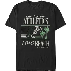 LOST GODS Run For Fun Graphic T-shirt - Black