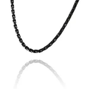Lucky Brand Stainless Link 22 Chain Necklace - Black