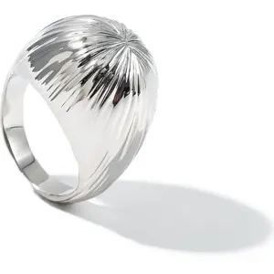 LAMINAR JEWELRY Laminar Jewelry Cascade Dome Ring Silver - 7