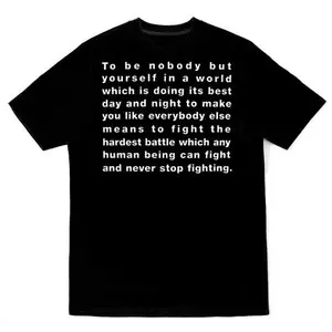 VERYRARE Be Yourself Tee - Black