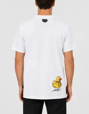 Philipp Plein T-shirt Round Neck Ss Skull