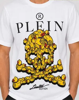 Philipp Plein T-shirt Round Neck Ss Skull