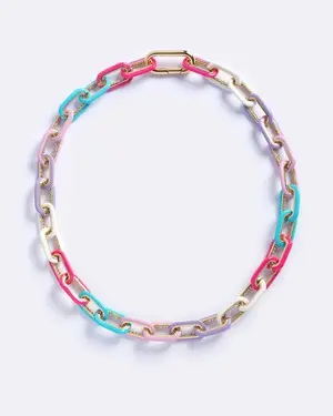 EMMA PILLS The Original Enamel Chain Necklace
