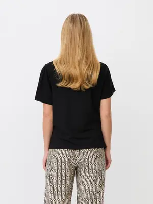MASAI COPENHAGEN V-neck Draped T-shirt