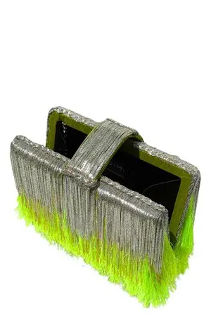 SIMITRI Tassel Ombre Clutch