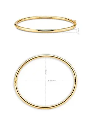 DEVATA 3mm Bangle Bracelet