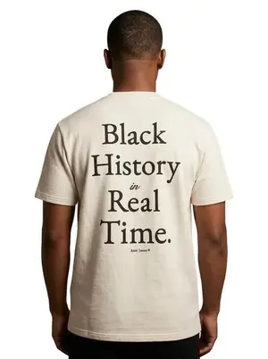 AMIR JAMES CLOTHIERS History Tee
