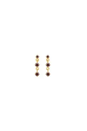 PERACAS Soho Ii Drop Earrings - Mocha