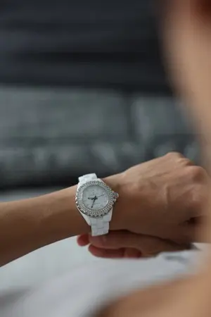 PEUGEOT Ceramic Crystal Bezel Watch