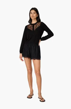 Cami Nyc Harleth Lace Panel Cardigan