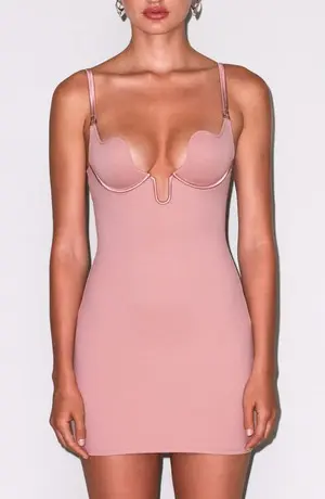 FLEUR DU MAL Le Stretch Micro U-plunge Mini Slip - Tan