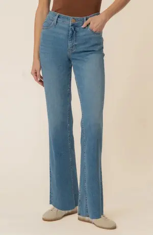 Kut From The Kloth Raw Edge Hem Jeans For Women