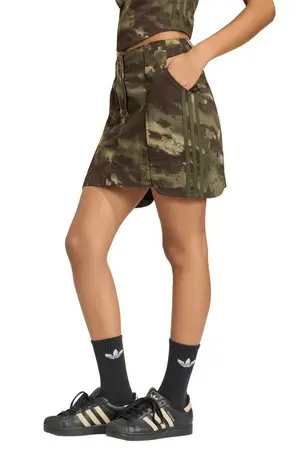 ADIDAS ORIGINALS Camo Cargo Miniskirt - Multicolor/night Cargo