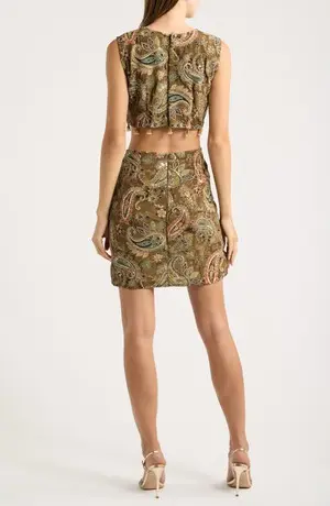 HOLICHIC Roma Paisley Sequin Embellished Sheath Dress