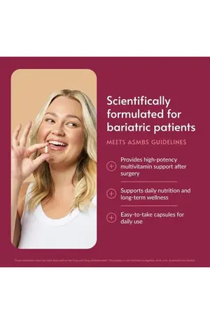 BARIATRIC ADVANTAGE Ultra Multi With Iron High Potency Daily Multivitamin Capsules90 Count