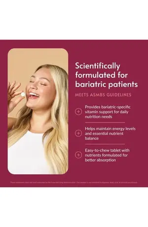 BARIATRIC ADVANTAGE Chewable Ultra Solo Multivitamin Without Iron Citrus 90 Tablets