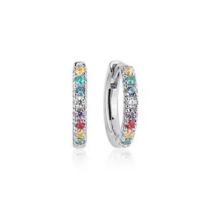 SIF JAKOBS JEWELLERY Earrings Ellera Piccolo - Sterling Silver/rainbow