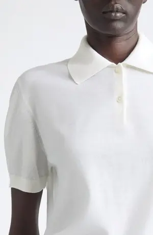 JIL SANDER Wool Crop Polo