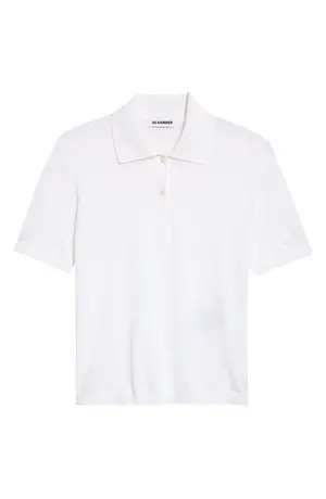 JIL SANDER Wool Crop Polo
