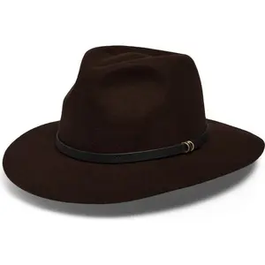 Rag & Bone Dakota Wool Fedora - Espresso
