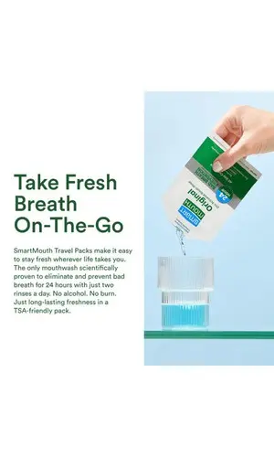 SMARTMOUTH Original Zinc Activated Mouthwash Single Packets 10 Count