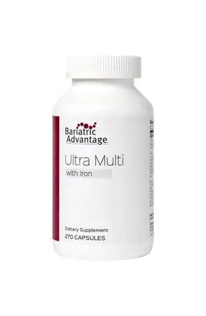 BARIATRIC ADVANTAGE Ultra Multi With Iron High Potency Daily Multivitamin 270 Capsules - None