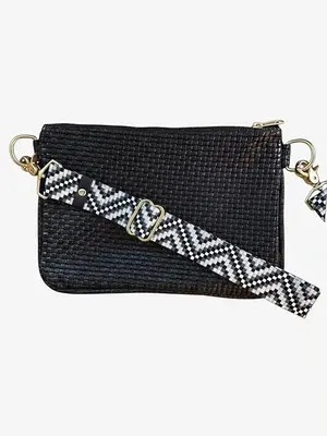 BEALICE Embossed Leather Crossbody Bag