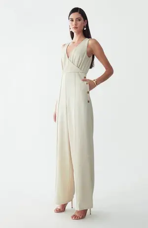 WILLA Justina Jumpsuit - Bone