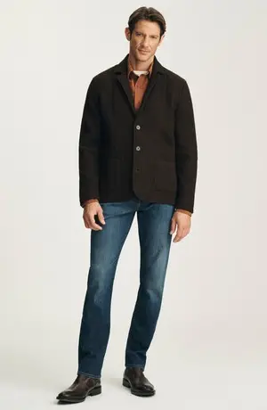 34 Heritage Birch Waffle Knit Sweater Blazer