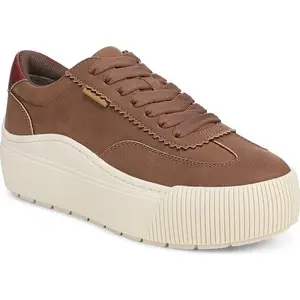 Dr. Scholl'S Time Off Most Platform Sneaker Brown