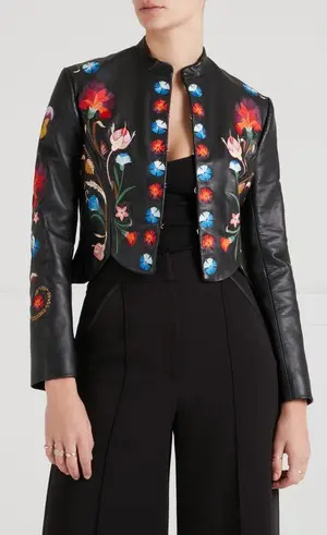 TEMPERLEY LONDON Toledo Fitted Jacket - Black