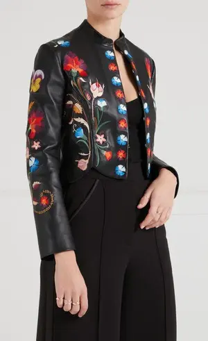 TEMPERLEY LONDON Toledo Fitted Jacket - Black