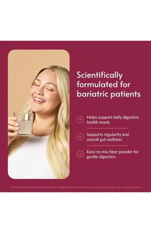 BARIATRIC ADVANTAGE Advanced Fiber Powdered Formula Unflavored Supplement30 Count