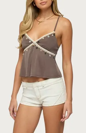 EDIKTED Moya Lace Charm Camisole