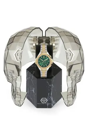 Philipp Plein Royal Chronograph Stainless Steel Bracelet Watch