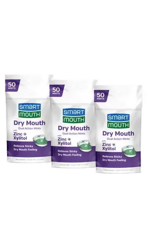 SMARTMOUTH Dry Mouth Dual-action Sugar-free Mints 50 Count - Mellow Mint