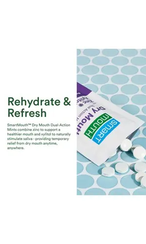 SMARTMOUTH Dry Mouth Dual-action Sugar-free Mints 50 Count