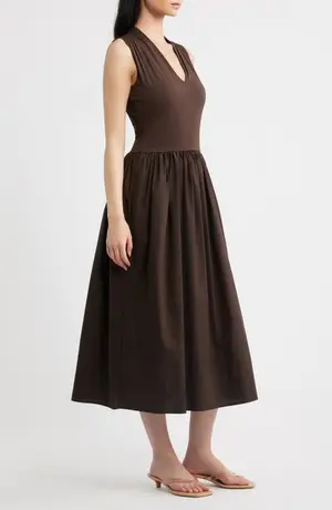 Rails Winnie Mixed Media Midi Dress