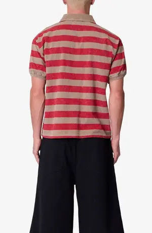 Mnml Striped Short Sleeve Rugby Shirt